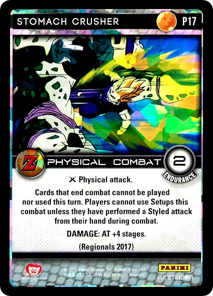 Stomach Crusher (Awakening) - Panini Promo Cards - Dragon Ball Z TCG