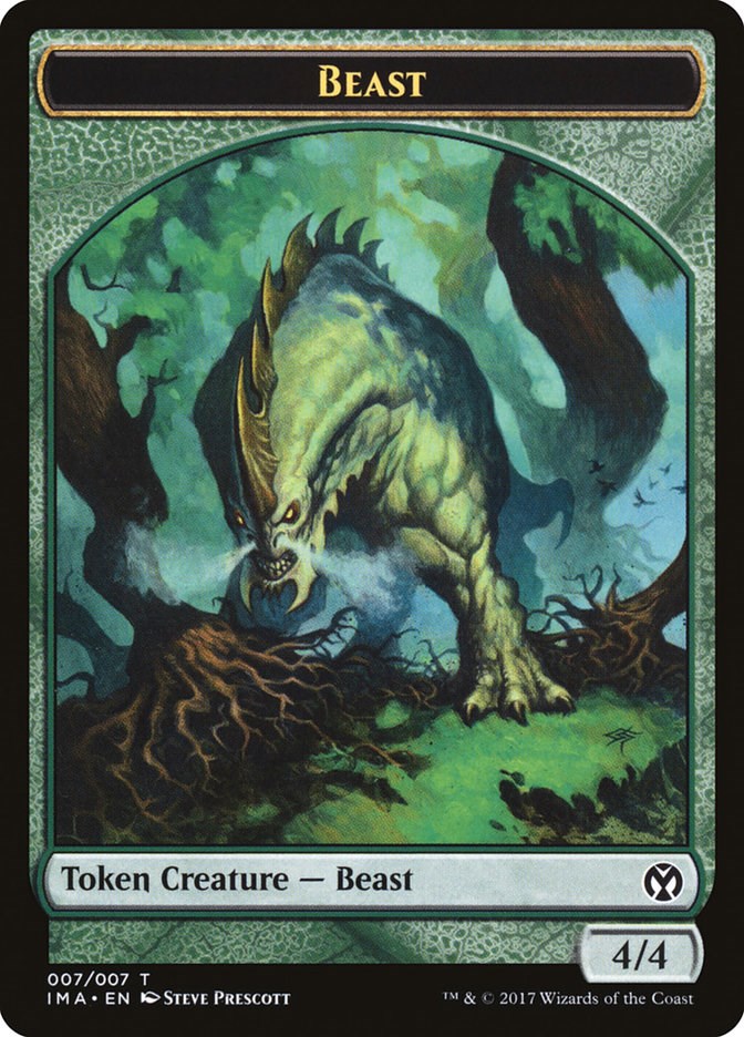 Beast Token (007) - Iconic Masters - Magic: The Gathering