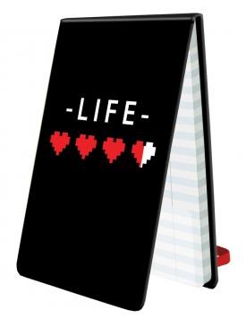 8-Bit Hearts Life Pad - Ultra Pro Life Counters - Life Counters