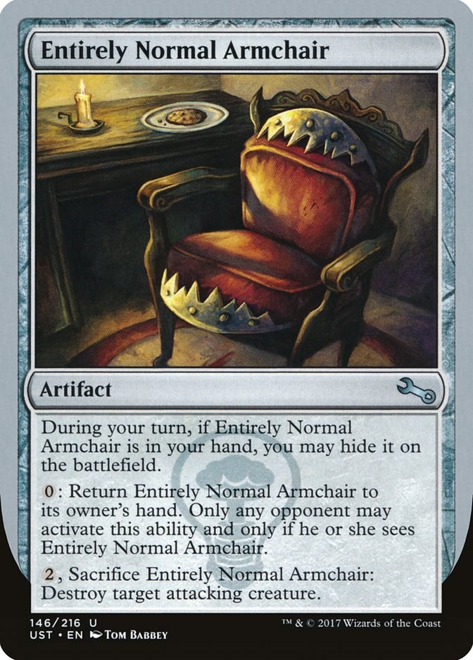 Entirely Normal Armchair - Unstable - Magic: The Gathering
