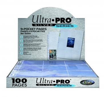 Ultra Pro Silver Series Standard 9-Pocket Pages - 11-Holes (100-Pack ...