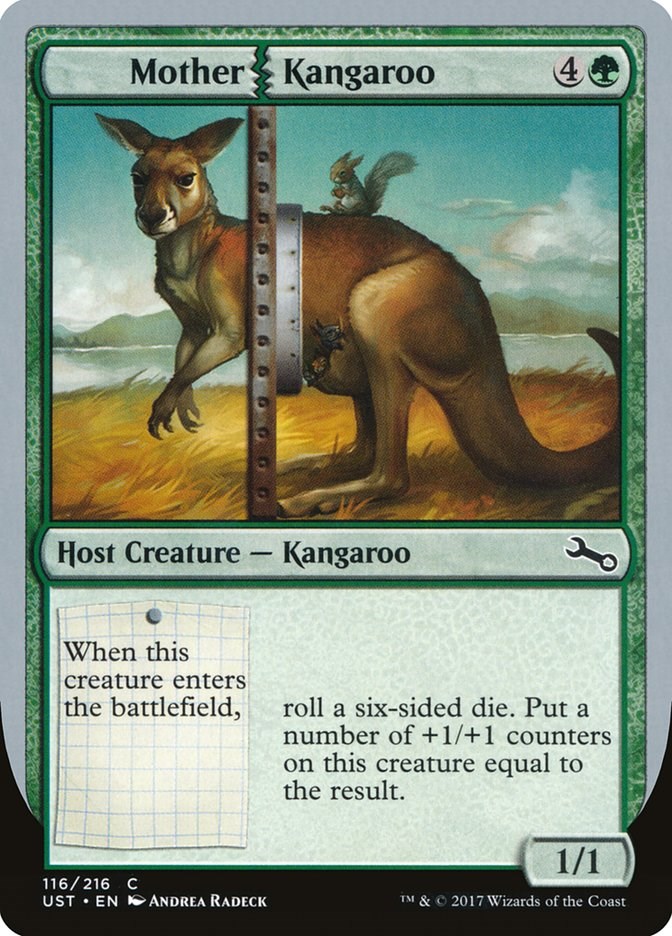 Mother Kangaroo - Unstable - Magic: The Gathering