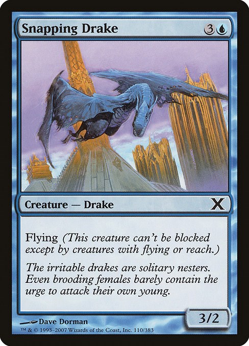 Snapping Drake - 10th Edition - Magic: The Gathering