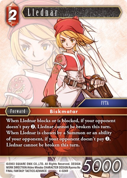 Llednar - Opus IV - Final Fantasy TCG