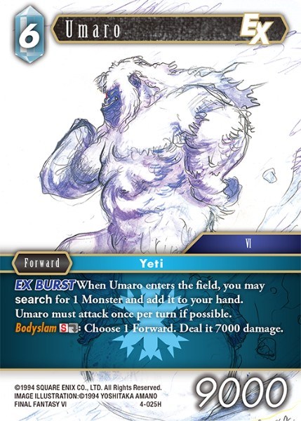 Umaro EX - Opus IV - Final Fantasy TCG