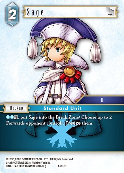 Sage (4-031C) - Opus IV - Final Fantasy TCG