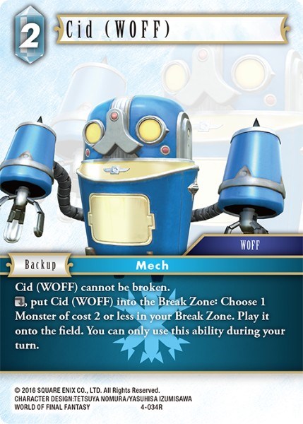 Cid (WOFF) - Opus IV - Final Fantasy TCG