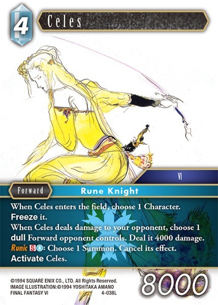 Celes - Opus IV - Final Fantasy TCG
