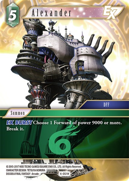 Alexander EX (4-051H) - Opus IV - Final Fantasy TCG