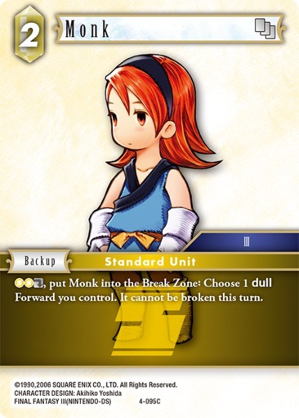 Monk - Opus IV - Final Fantasy TCG