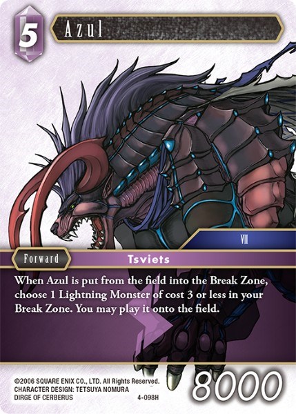 Azul - Opus IV - Final Fantasy TCG