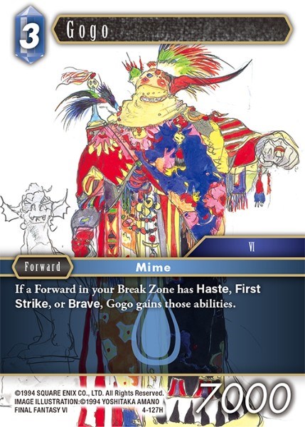 Gogo - Opus IV - Final Fantasy TCG
