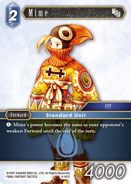 Mime - Opus IV - Final Fantasy TCG