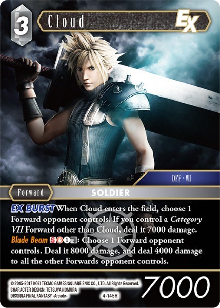 Cloud EX - Opus IV - Final Fantasy TCG
