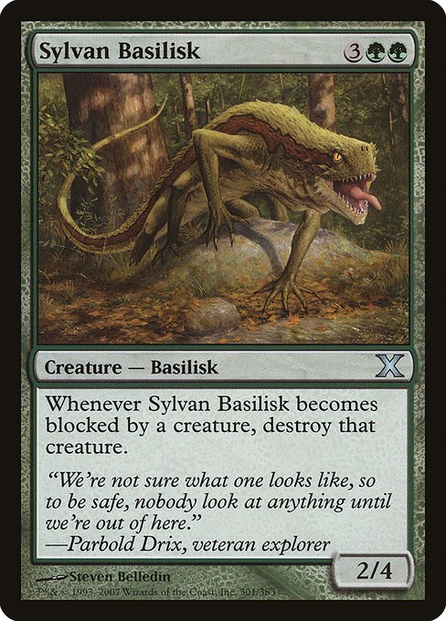 Sylvan Basilisk - 10th Edition - Magic: The Gathering
