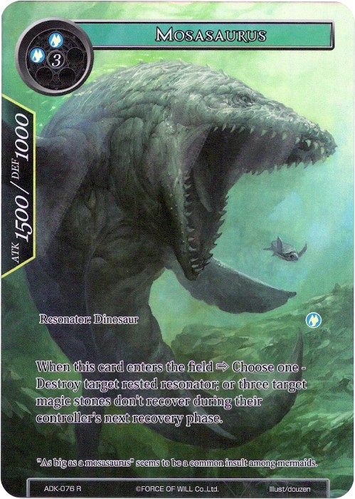 Mosasaurus (Full Art) - Advent of the Demon King - Force of Will