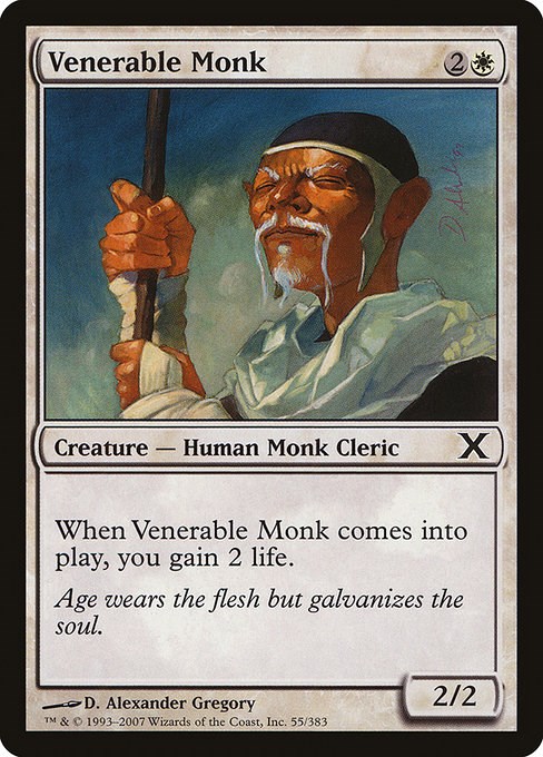 Venerable Monk - 10th Edition - Magic: The Gathering