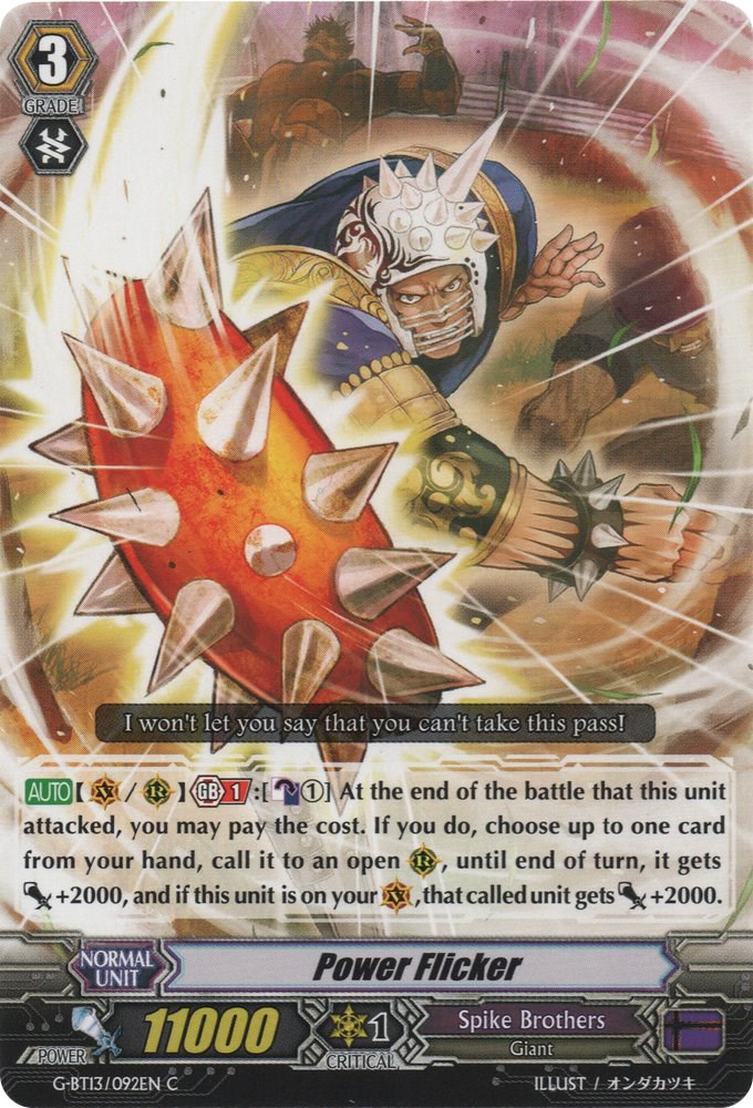 Power Flicker - Ultimate Stride - Cardfight Vanguard