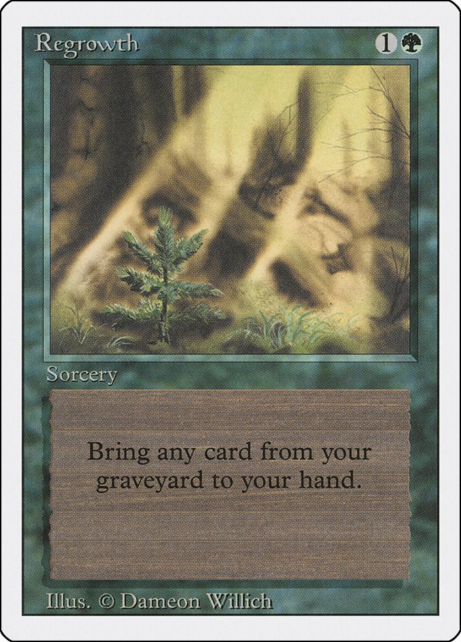Regrowth - Revised Edition - Magic: The Gathering