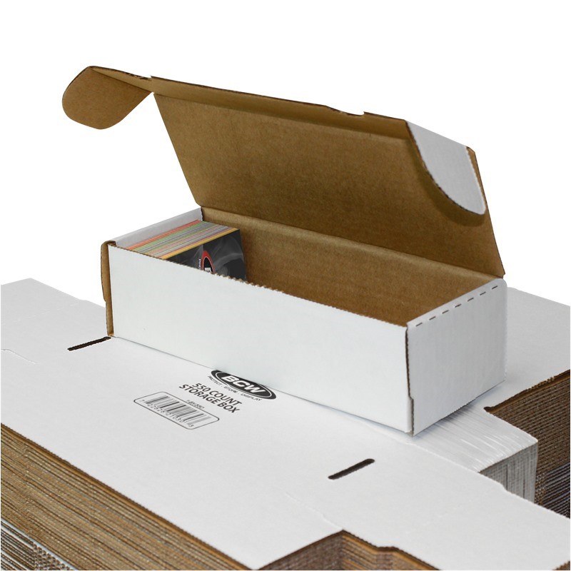 550 Count Storage Box - BCW Card Storage Boxes - Collectible Storage