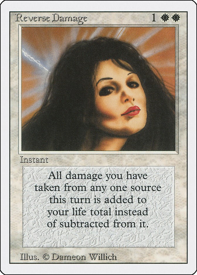 Reverse Damage - Revised Edition - Magic: The Gathering