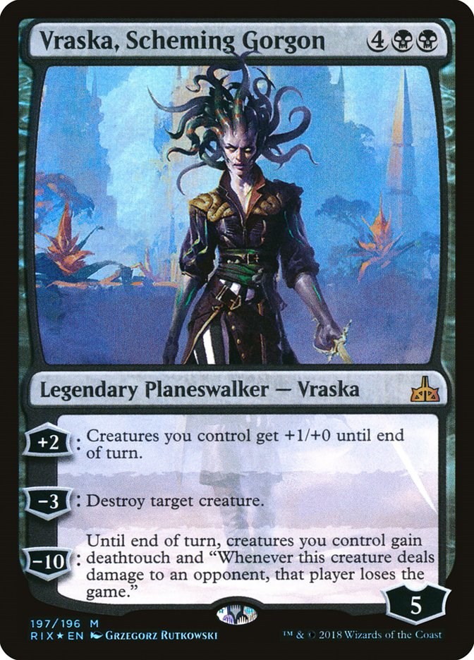 Vraska, Scheming Gorgon - Rivals of Ixalan - Magic: The Gathering