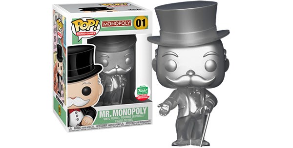 Monopoly: Silver Mr. Monopoly (Limited Edition) (Funko Shop Exclusive ...