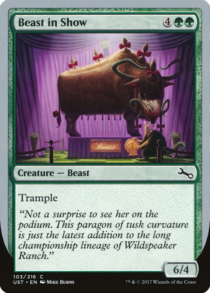 Beast in Show (D) - Unstable - Magic: The Gathering