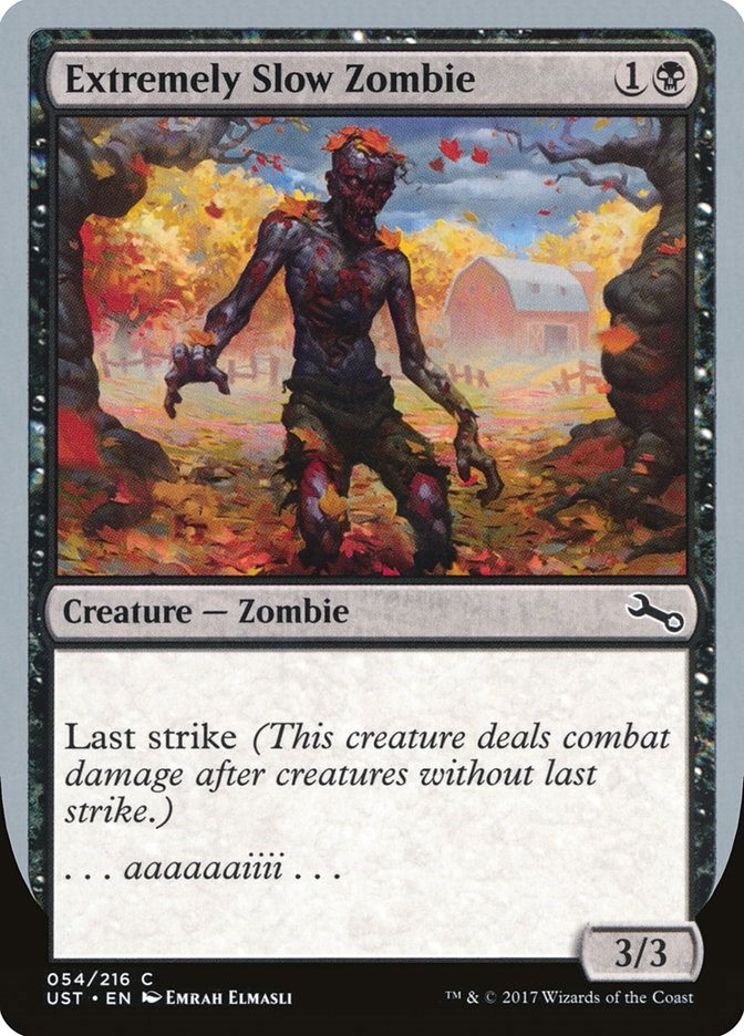 Extremely Slow Zombie (B) - Unstable - Magic: The Gathering