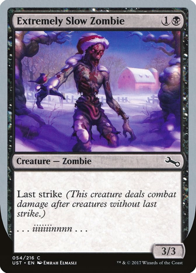 Extremely Slow Zombie (C) - Unstable - Magic: The Gathering