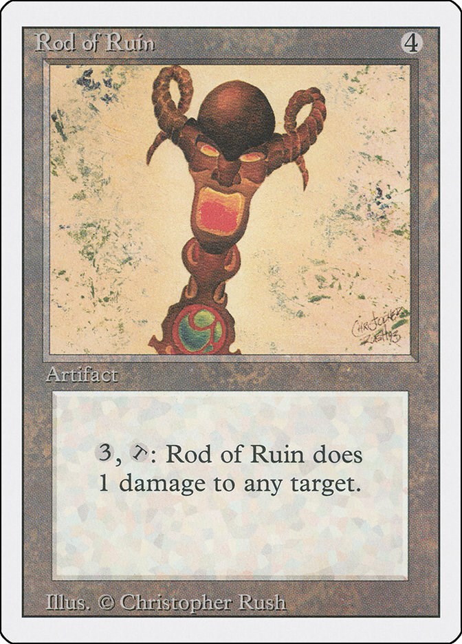 Rod of Ruin - Revised Edition - Magic: The Gathering