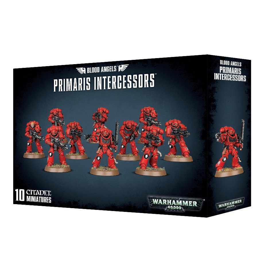 Warhammer: 40K - Blood Angels Primaris Intercessors - Warhammer Plastic ...