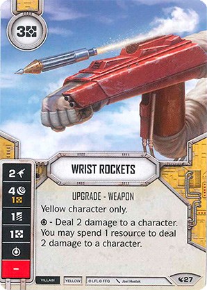 Wrist Rockets (Card Only) - Legacies - Star Wars: Destiny