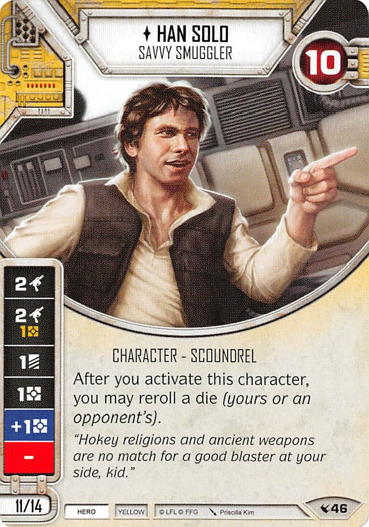 Han Solo - Savvy Smuggler - Legacies - Star Wars: Destiny