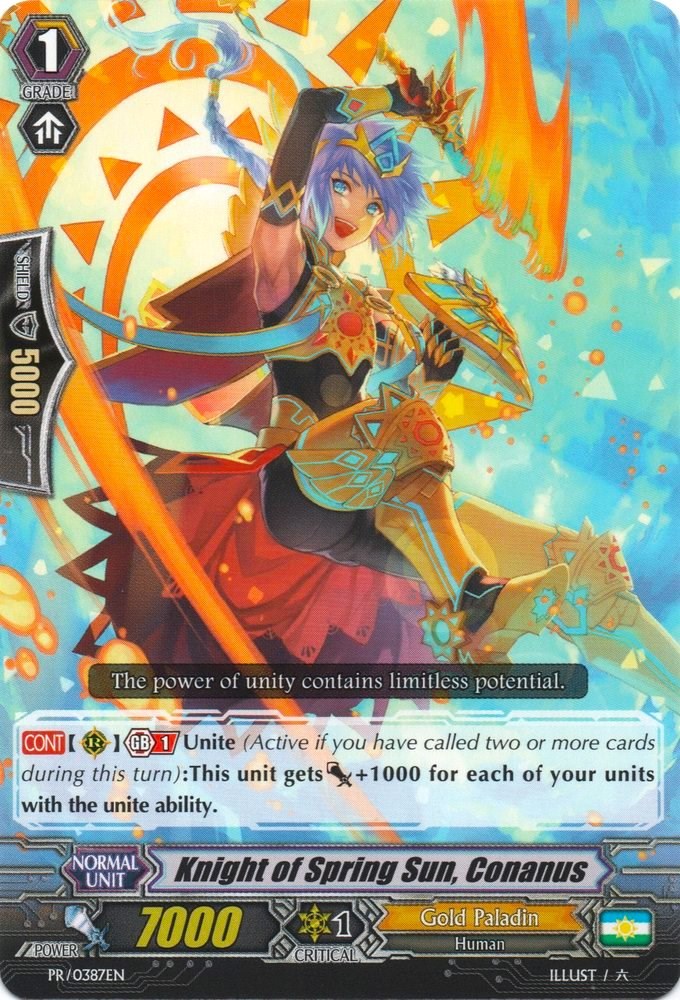 Knight of Spring Sun, Conanus - Promo Cards - Cardfight Vanguard