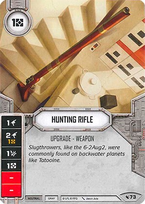 Hunting Rifle (Card Only) - Legacies - Star Wars: Destiny