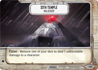 Sith Temple Malachor Rivals Star Wars Destiny 3007