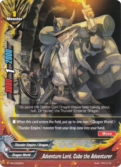 Adventure Lord, Cube the Adventurer - Promo Cards - Future Card BuddyFight