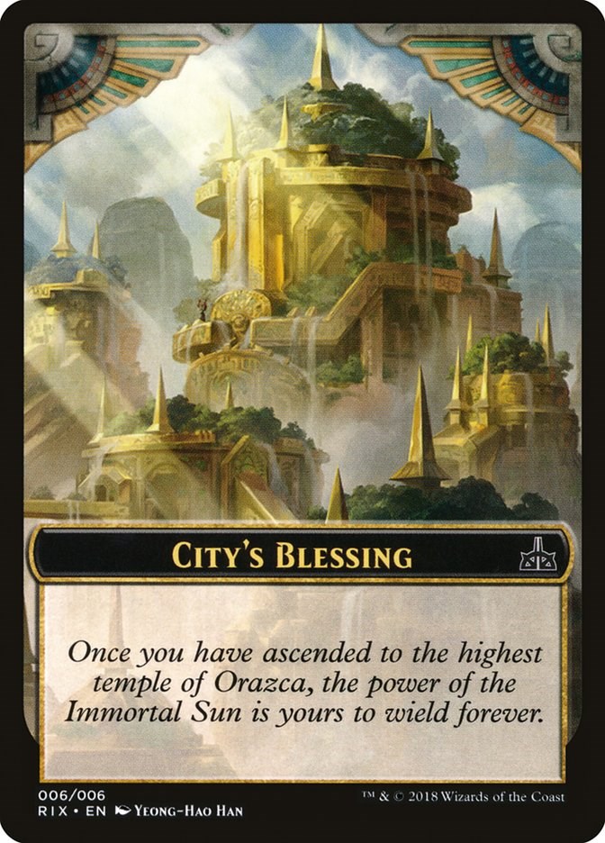 City's Blessing Token (006) - Rivals of Ixalan - Magic: The Gathering