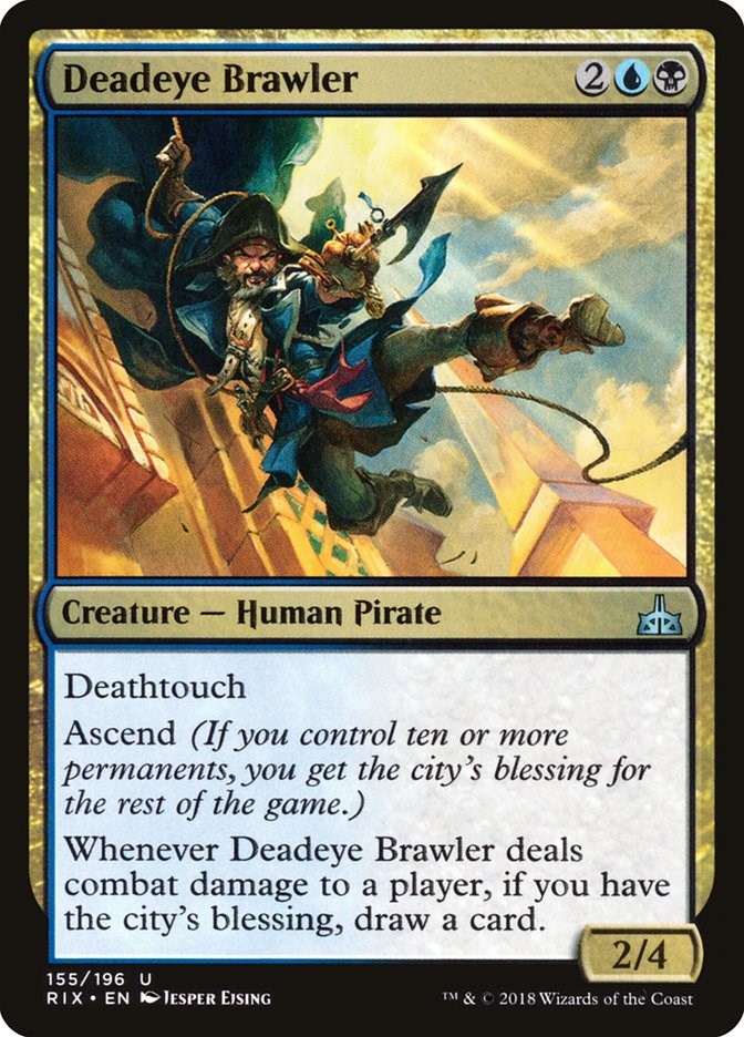 Deadeye Brawler - Rivals of Ixalan - Magic: The Gathering