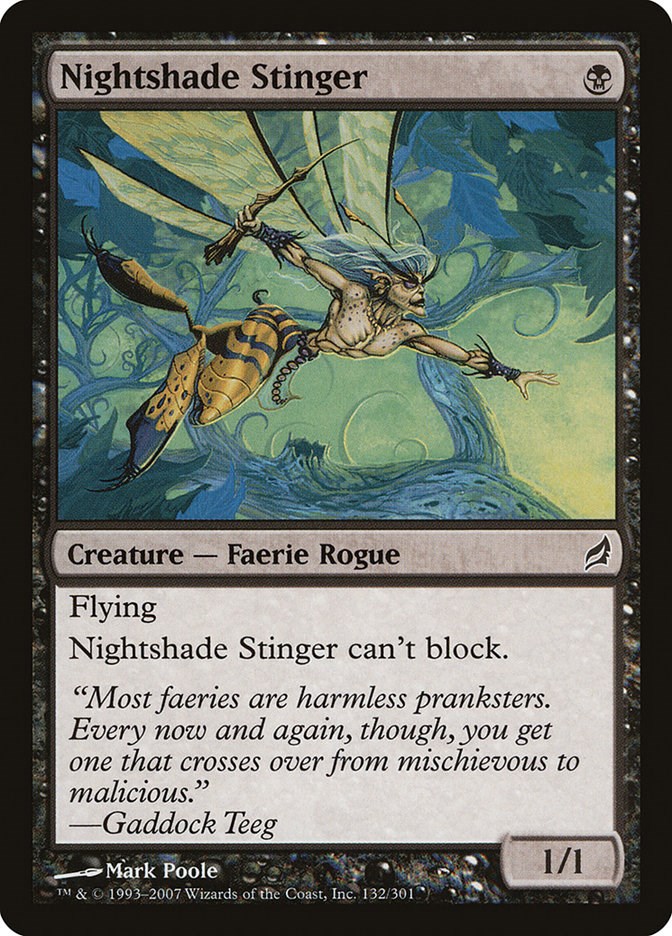 Nightshade Stinger - Lorwyn - Magic: The Gathering