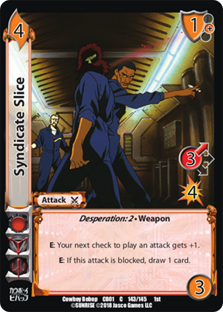 Syndicate Slice - Cowboy Bebop - UniVersus