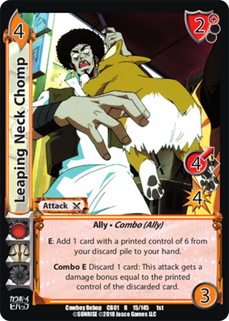 Leaping Neck Chomp - Cowboy Bebop - UniVersus