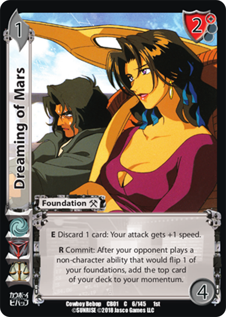 Dreaming of Mars - Cowboy Bebop - UniVersus