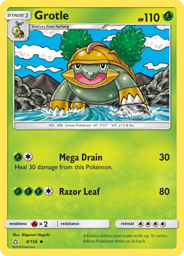 Grotle - SM - Ultra Prism - Pokemon