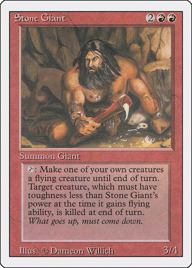 Stone Giant - Revised Edition - Magic: The Gathering