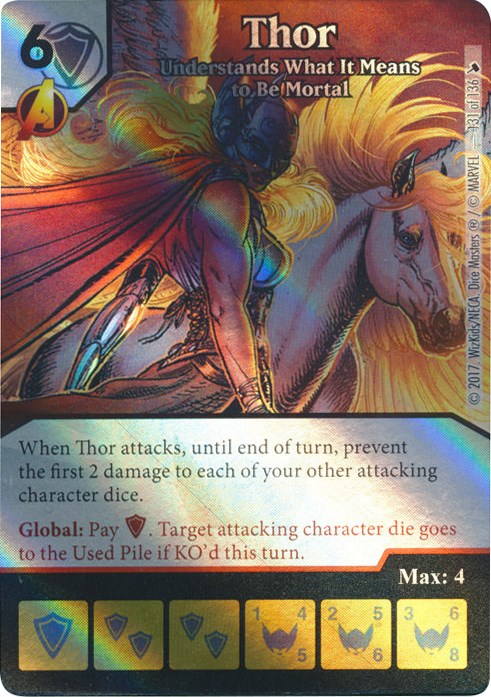 Thor - Understands What It Means to Be Mortal - The Mighty Thor - Dice ...