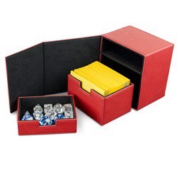 Commander Deck Locker - LX Red - BCW Deck Boxes - Deck Boxes