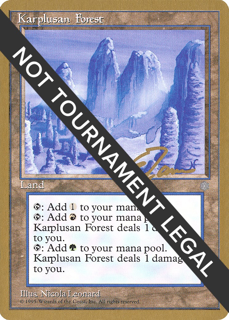 Karplusan Forest - 1996 Eric Tam (ICE) - World Championship Decks ...