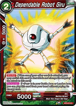 Dependable Robot Giru - Cross Worlds - Dragon Ball Super CCG